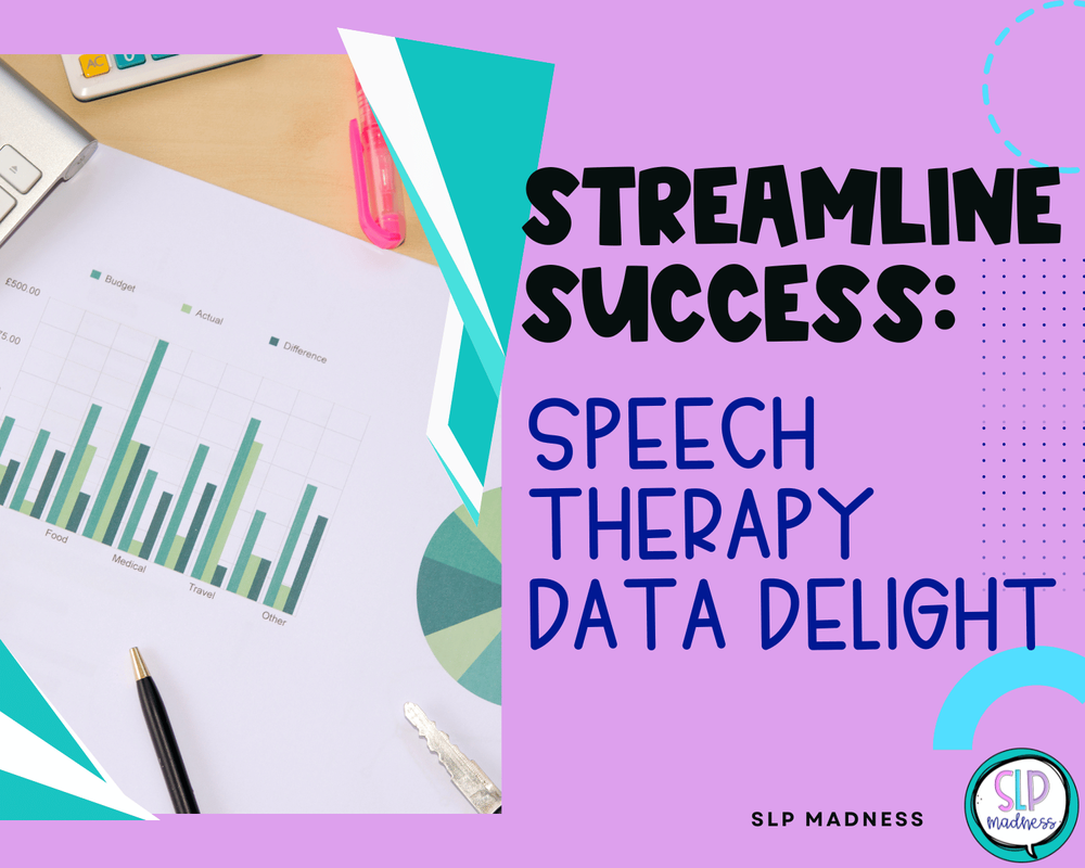 Speech Therapy Data Collection Sheets and Activities