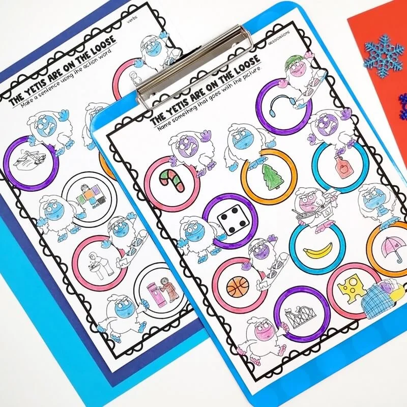 SLP Madness Speech Therapy Activities