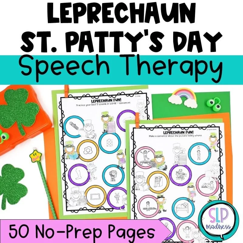 SLP Madness Speech Therapy Activities
