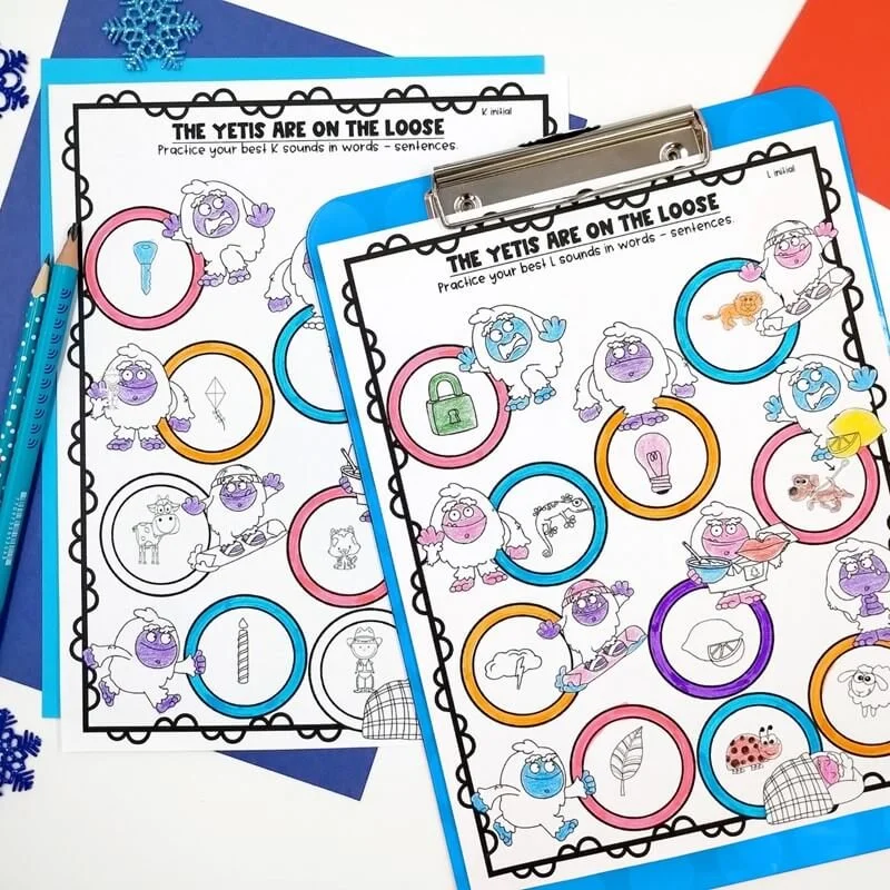 SLP Madness Speech Therapy Activities