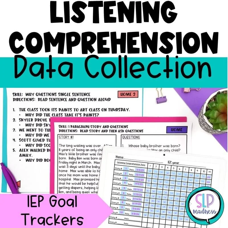 SLP Madness Speech Therapy Activities
