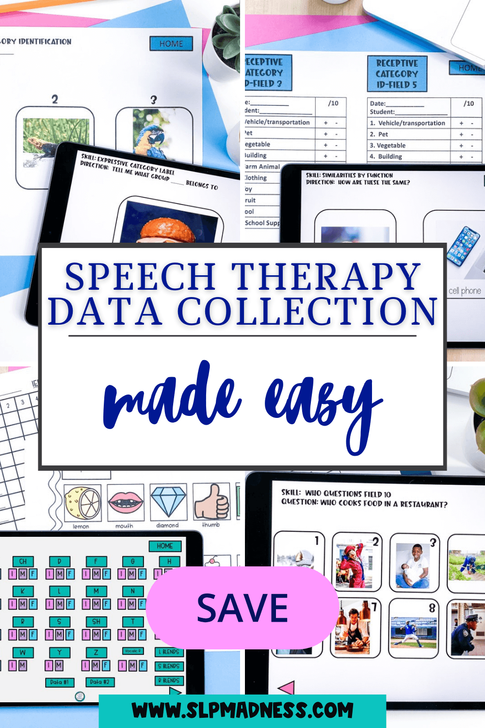 SLP Madness Speech Therapy Activities