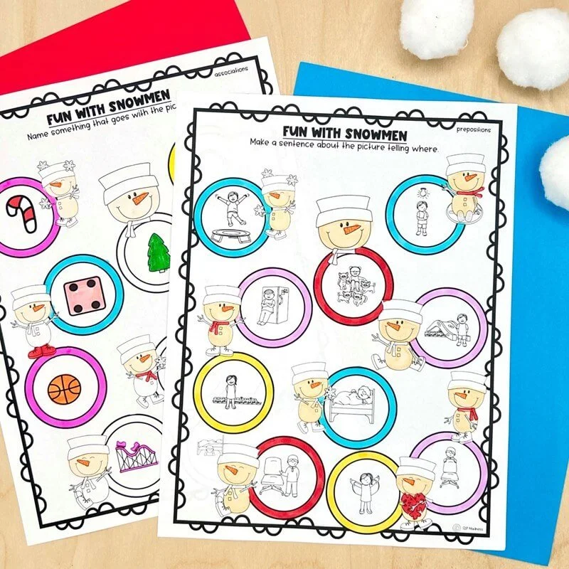 SLP Madness Speech Therapy Activities