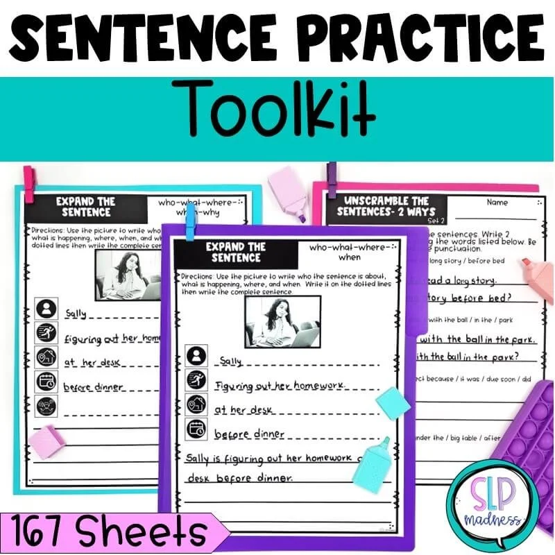 SLP Madness Speech Therapy Activities