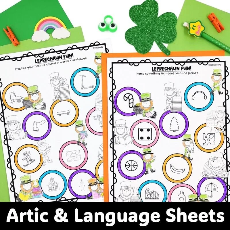 SLP Madness Speech Therapy Activities