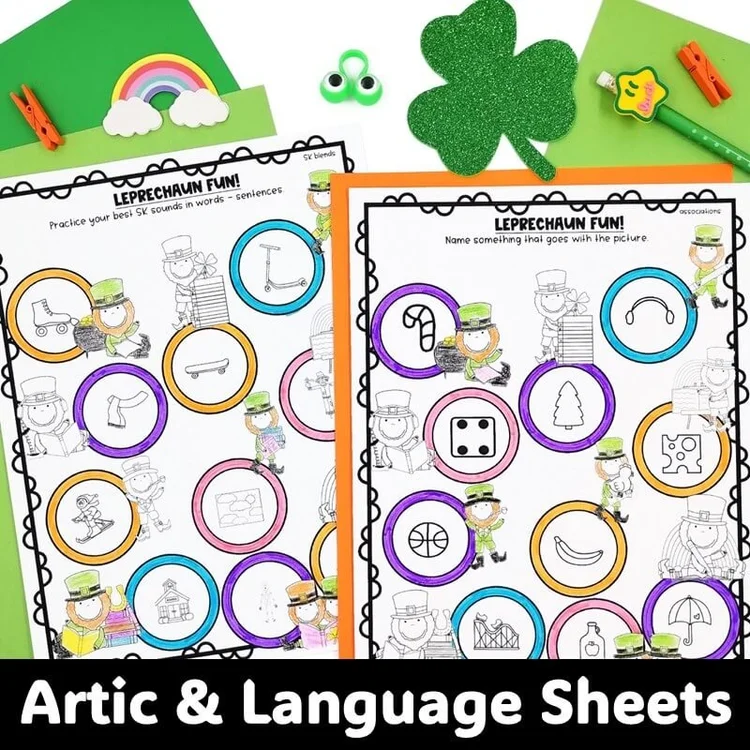 SLP Madness Speech Therapy Activities