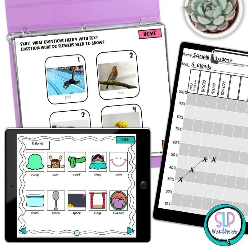SLP Madness Speech Therapy Activities