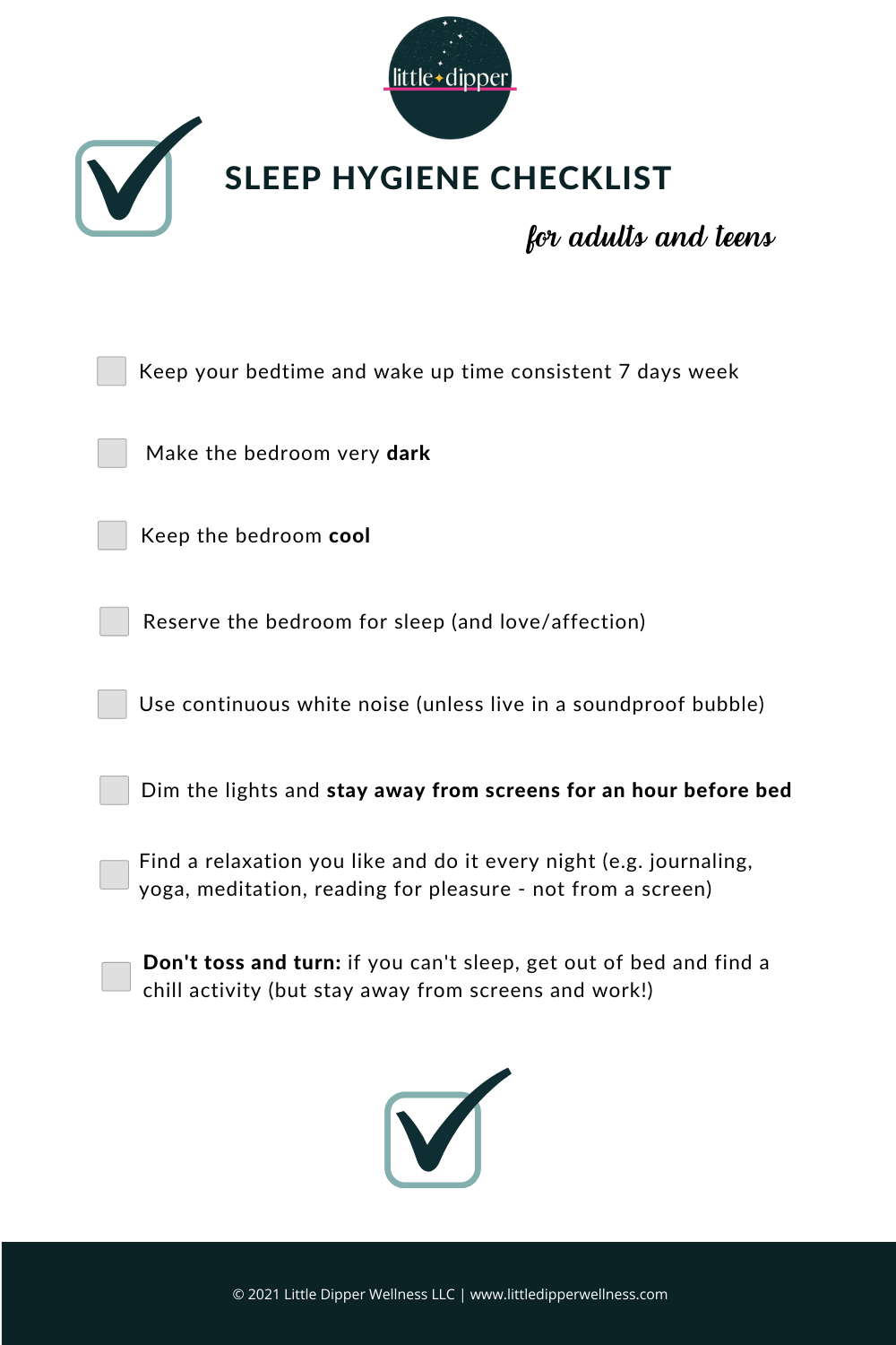 Sleep Hygiene List Pdf at Jeanette Upshaw blog