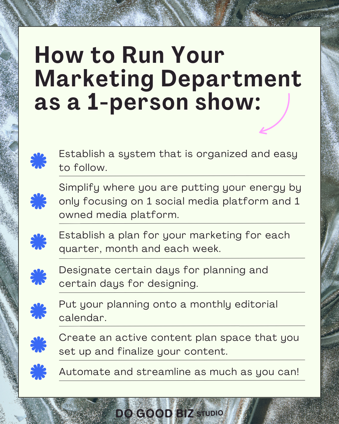 How to Manage Your Marketing Alone: Tips for Small Business Owners — Do ...