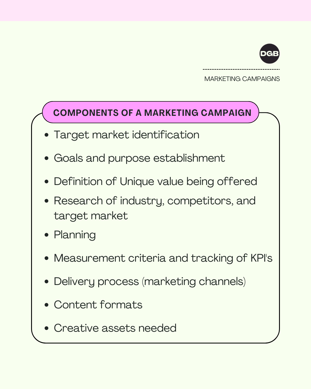 What are the basics of a marketing campaign? Introducing the overview ...