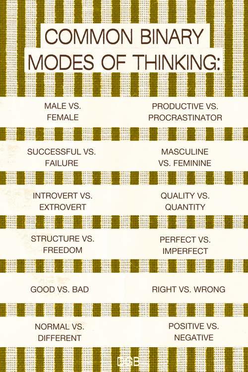 Non-Binary Thinking: A Guide to Creative Liberation In Your Small ...