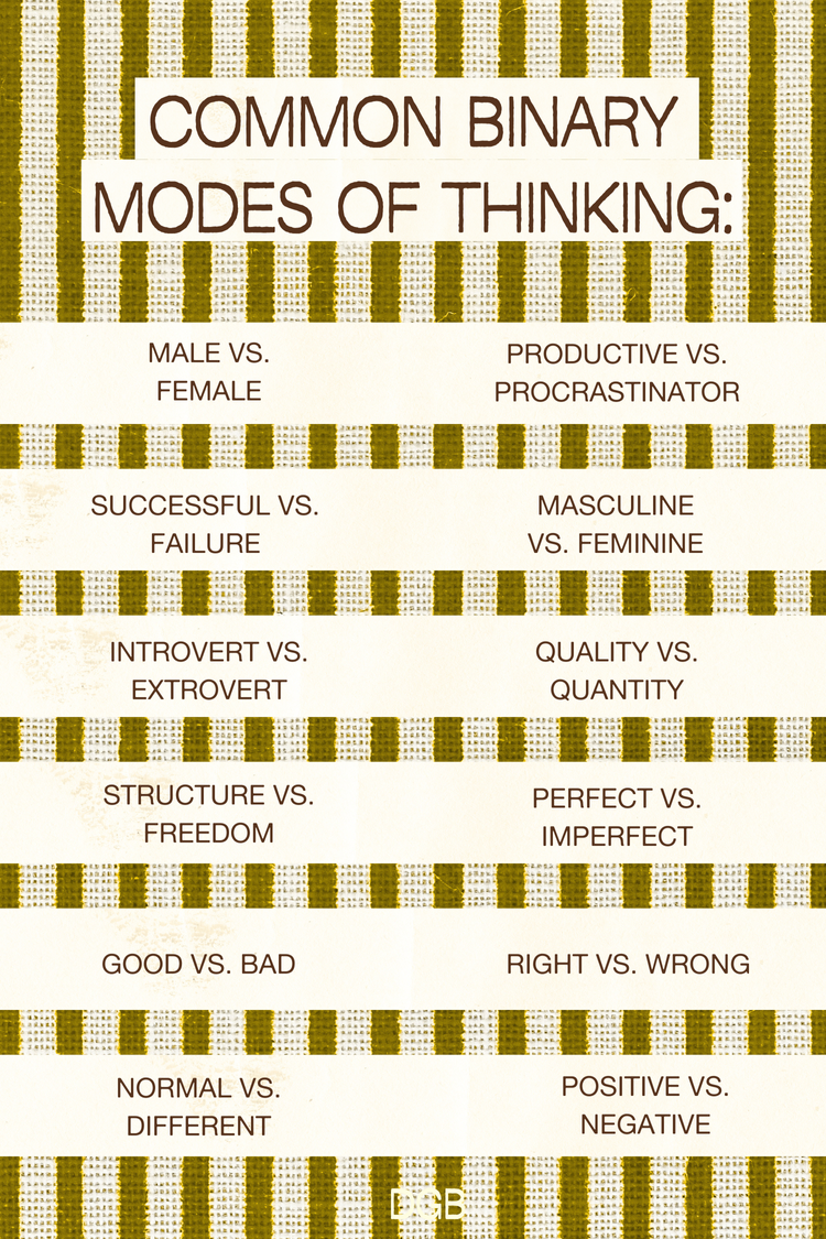 Non-Binary Thinking: A Guide to Creative Liberation In Your Small ...