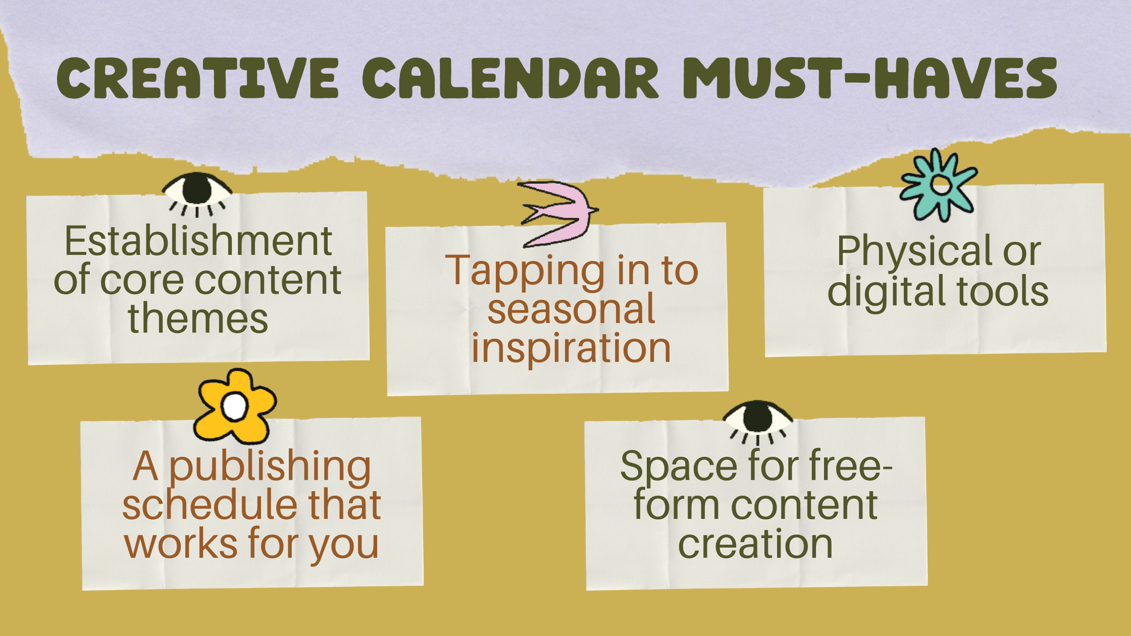 How to Build a Creative Editorial Calendar That Supports Your Joy ...