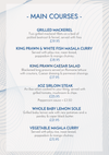 Salt | Menus | Harrison Leisure