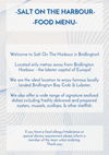 Salt | Menus | Harrison Leisure
