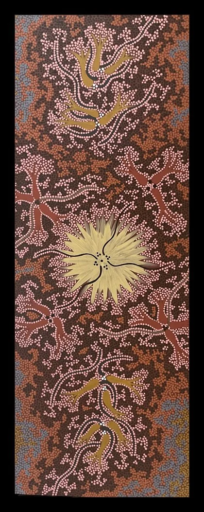 "Bush Banana Dreaming" Australian Aboriginal dot painting, Nancy ...