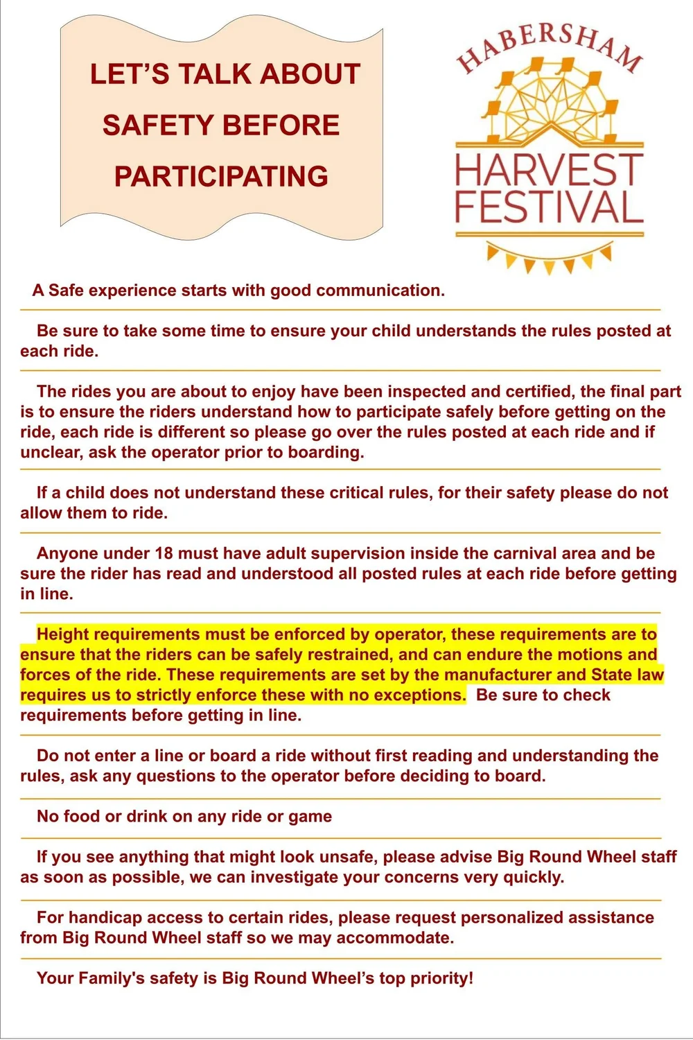 Habersham Harvest Festival