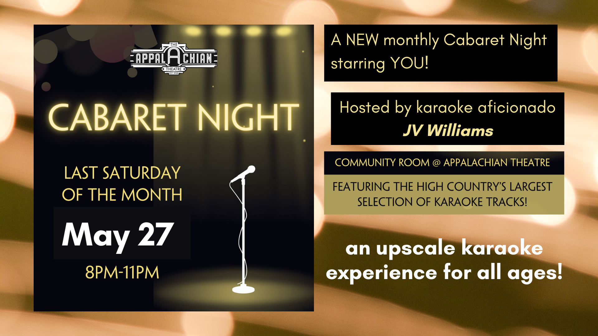 Cabaret Night — The Appalachian Theatre of the High Country