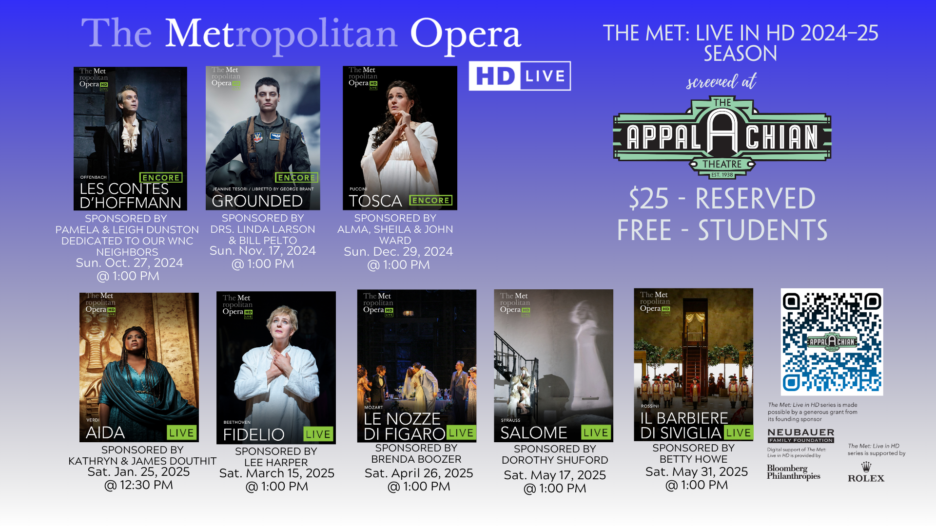 "Aida" - MetOpera LIVE presentation — The Appalachian Theatre of the ...