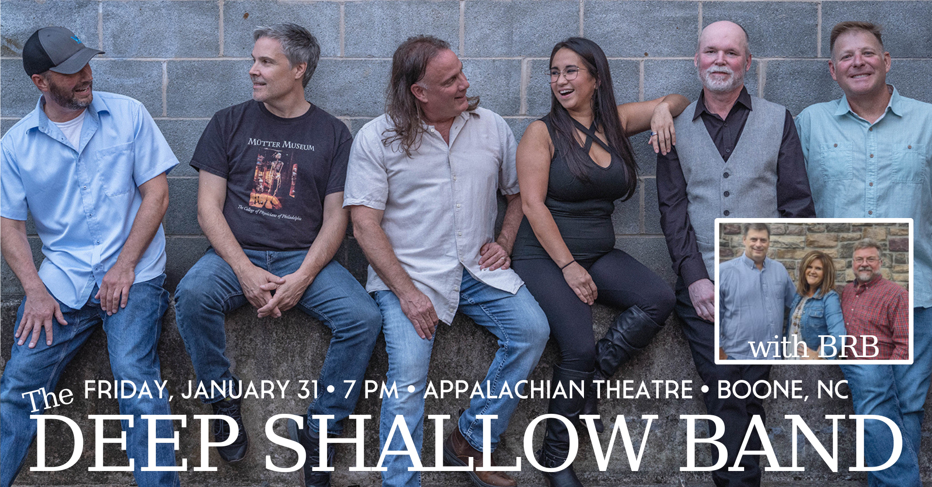 Local Night @ AppTheatre presents Deep Shallow Band — The Appalachian ...
