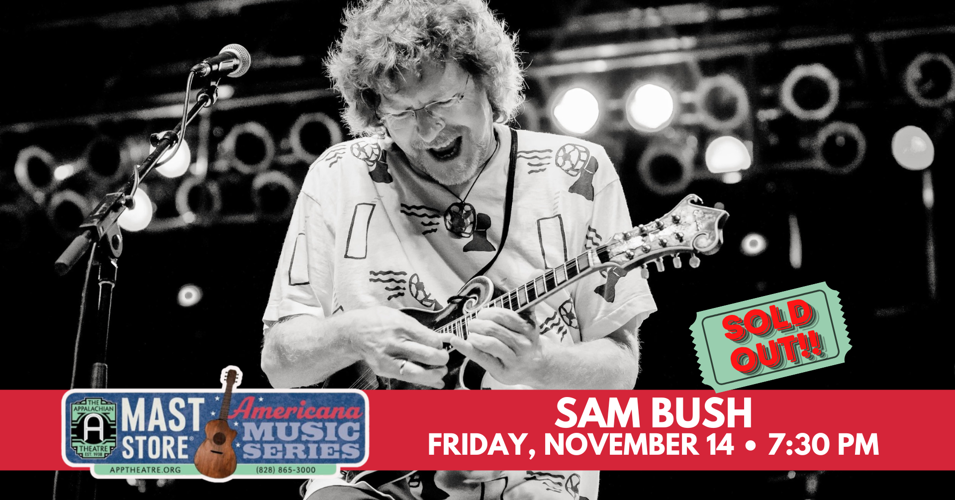 Mast Store Americana Music Series presents Sam Bush with Parker's ...