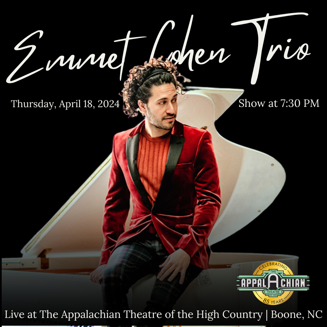 Emmet Cohen Trio — The Appalachian Theatre of the High Country