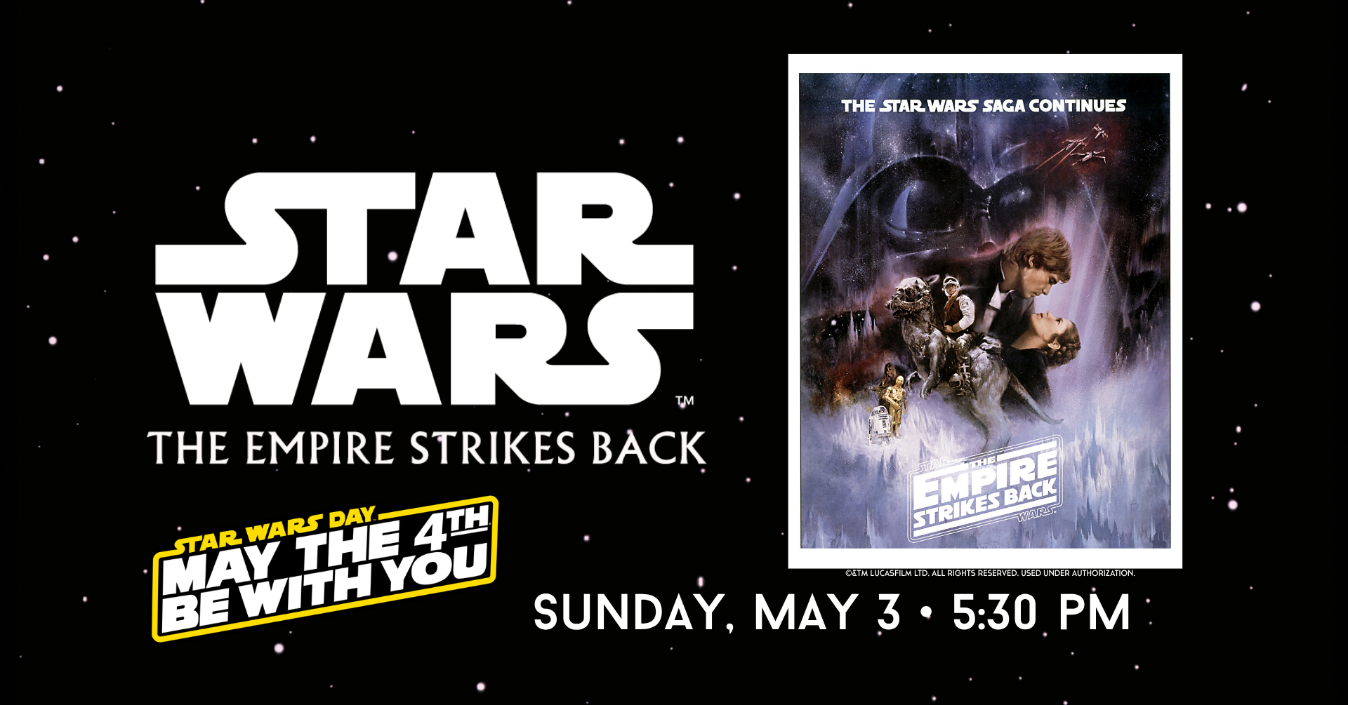 Star Wars: The Empire Strikes Back — The Appalachian Theatre of the ...