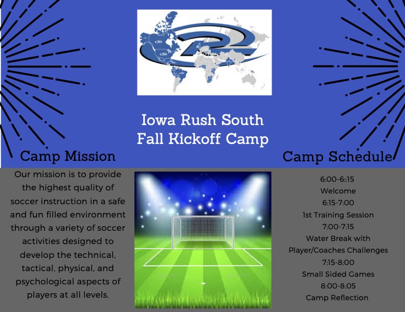 Iowa Rush South Camps — Iowa Rush