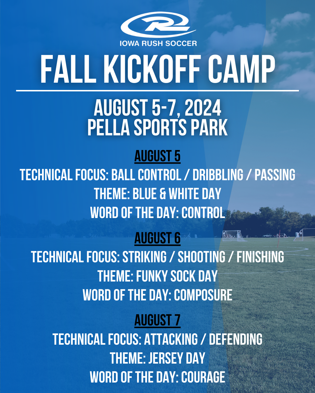 Iowa Rush South Camps — Iowa Rush