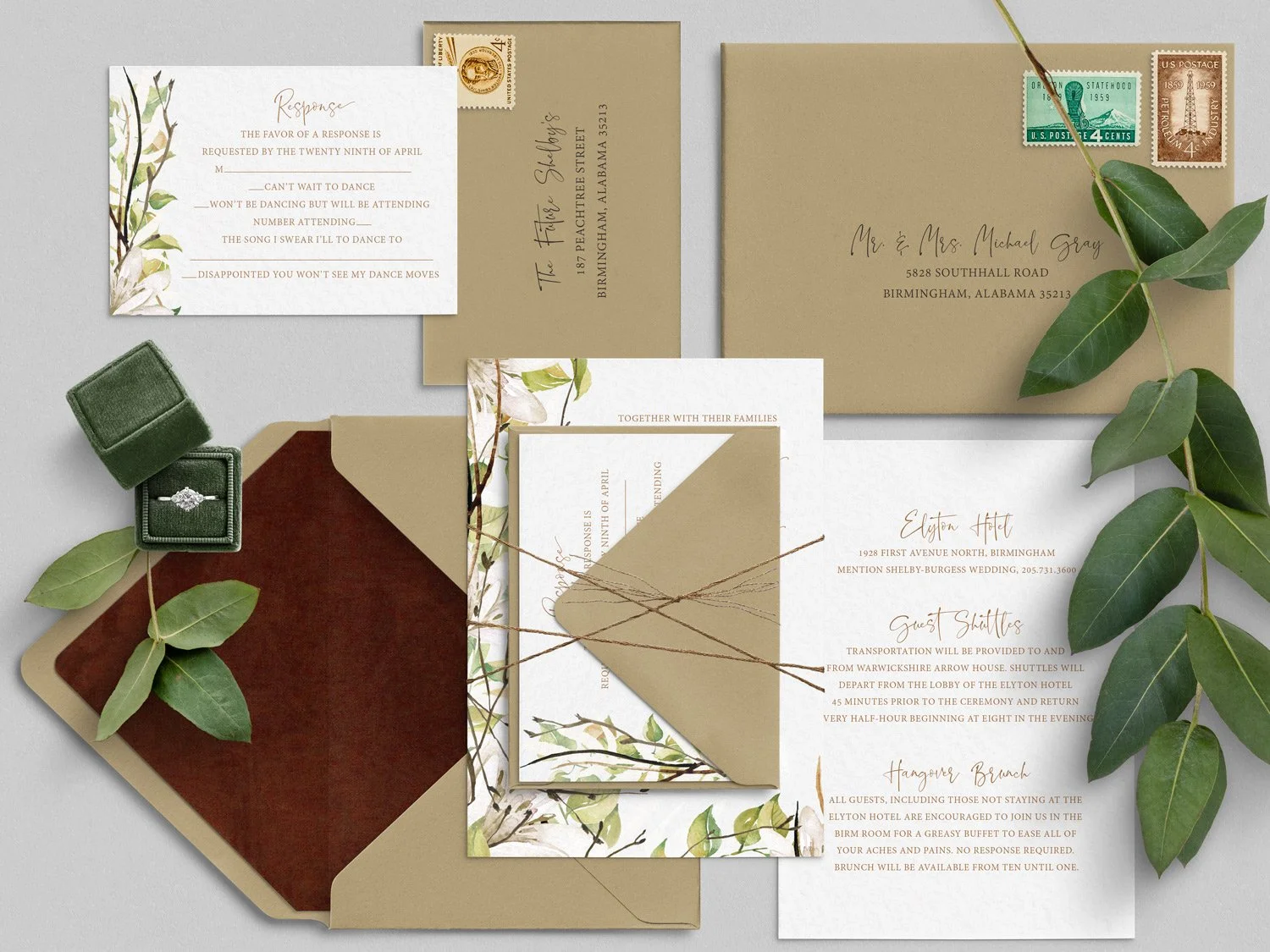 Custom Wedding and Event Stationery by EAlexDesigns