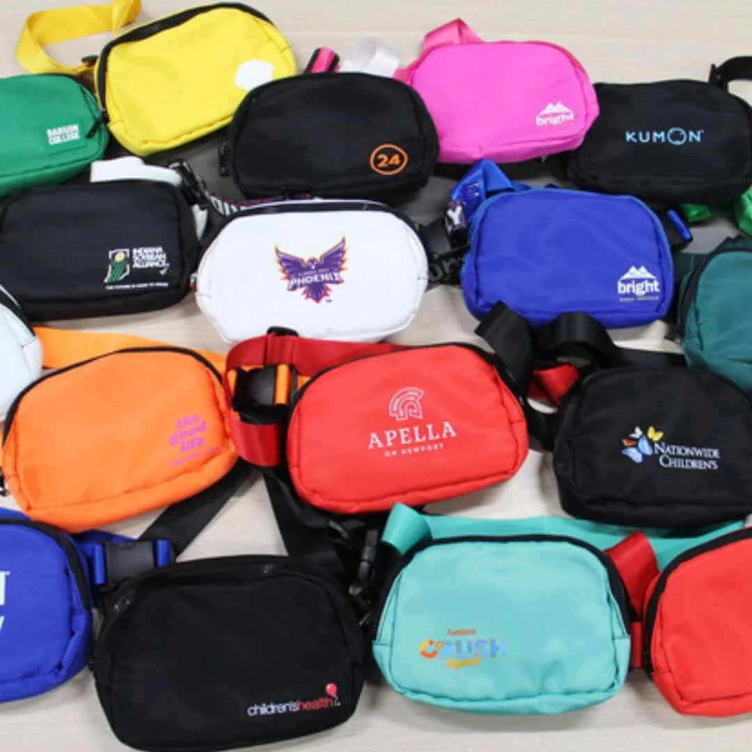 Lululemon-Style Custom Belt Bags — Spirit Factory Promotional Products