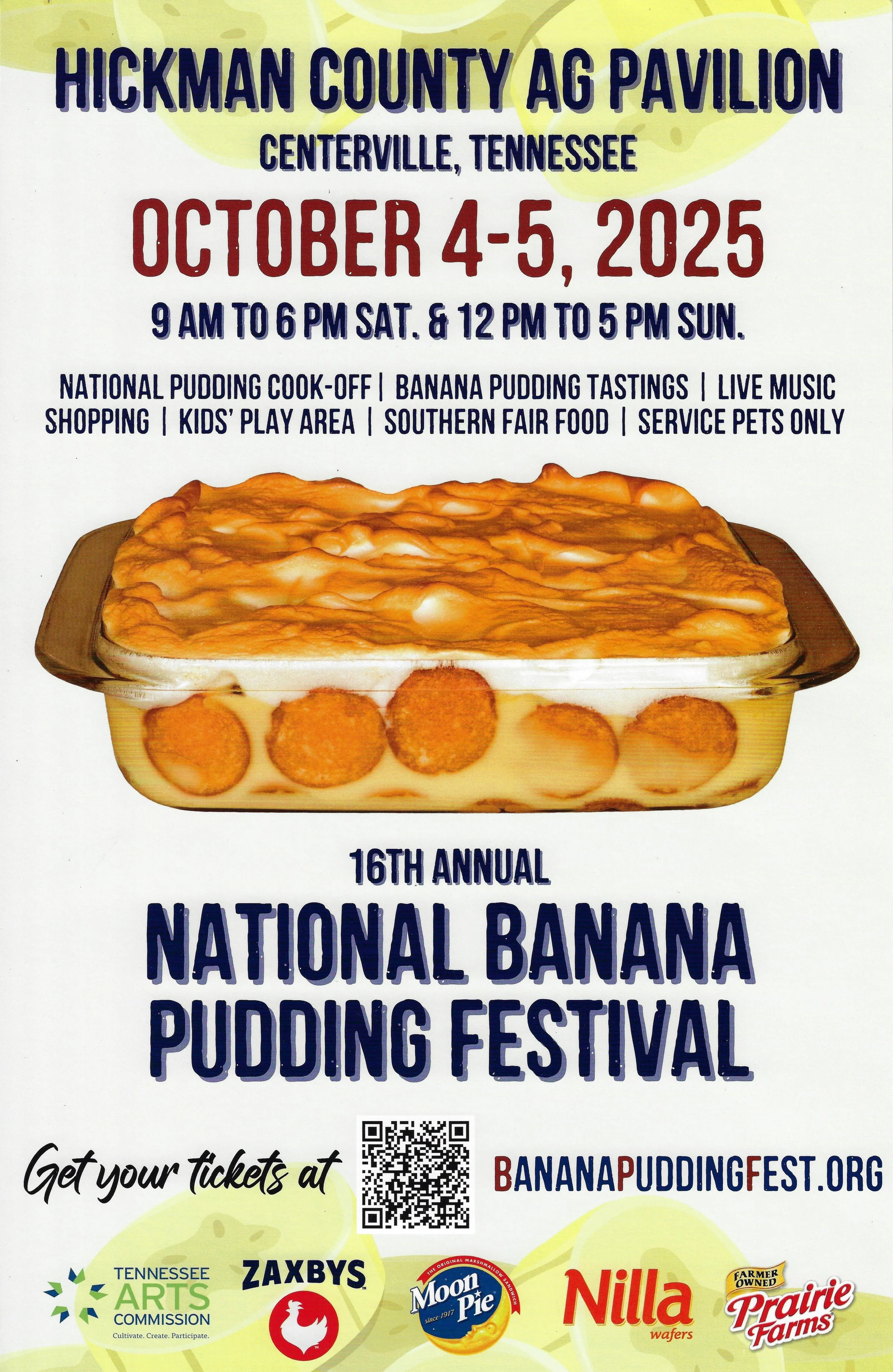 National Banana Pudding Festival — Hickman County Chamber of Commerce