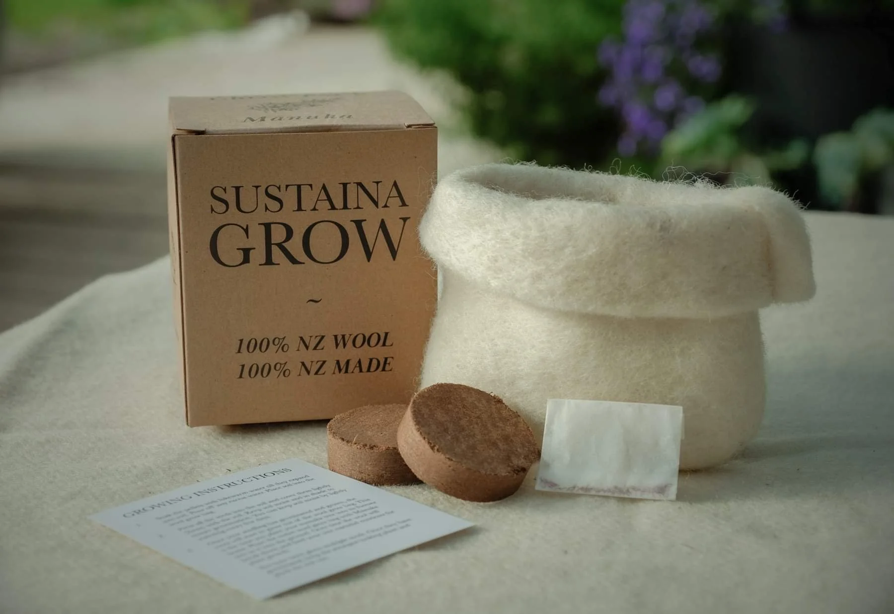 Sustaina Grow: Wool Tree Guards, Wool Mulch Mats, Wool Garden Products ...