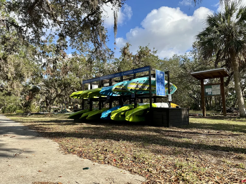 Kayak & Paddleboard Rental Kiosks — Whenever Watersports Kayak ...