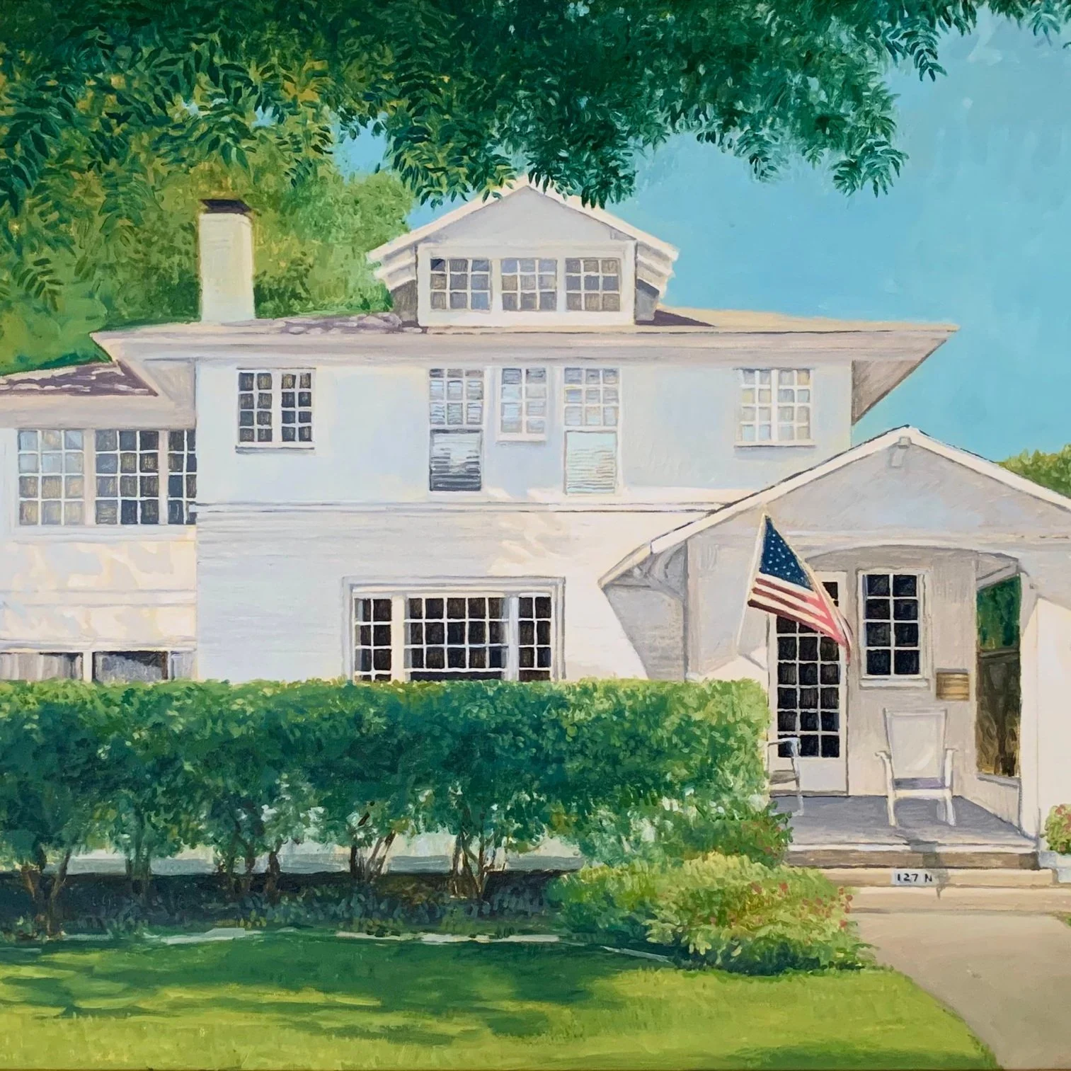 Live Wedding Painting by Rachel English