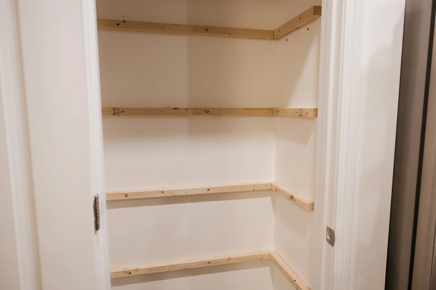 DIY: How to Build Floating Pantry Shelves — Ashlynne Eaton | Minimalist ...