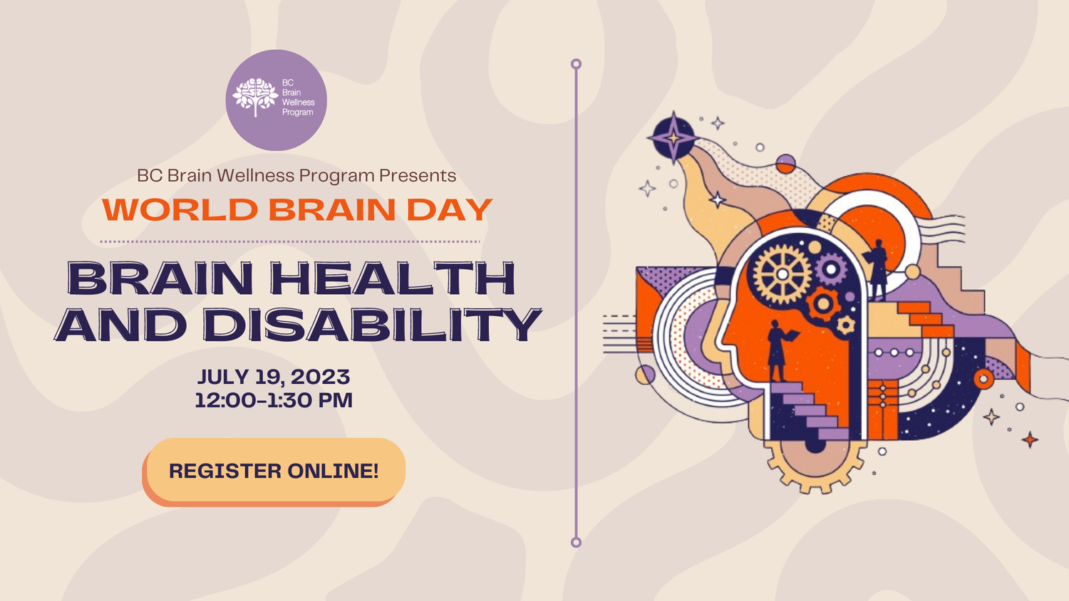 World Brain Day 2023 — BC Brain Wellness Program