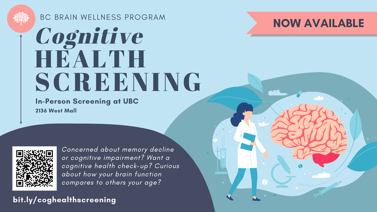 Cognitive Health Screening — BC Brain Wellness Program
