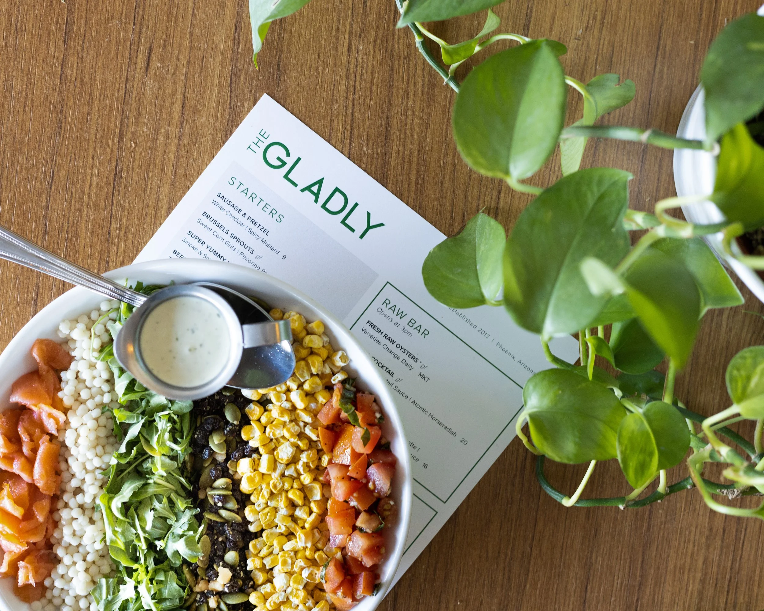 VIEW MENUS — The Gladly | Restaurant & Whiskey Bar in Phoenix
