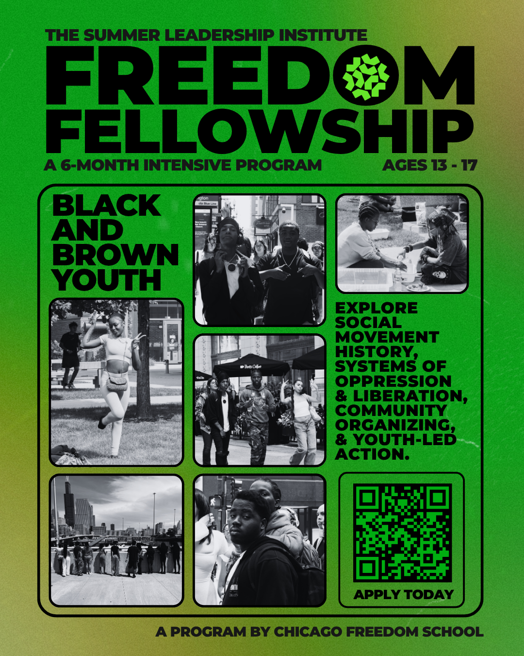 Chicago Freedom School | Co-empowering with Youth. Honoring The Past ...