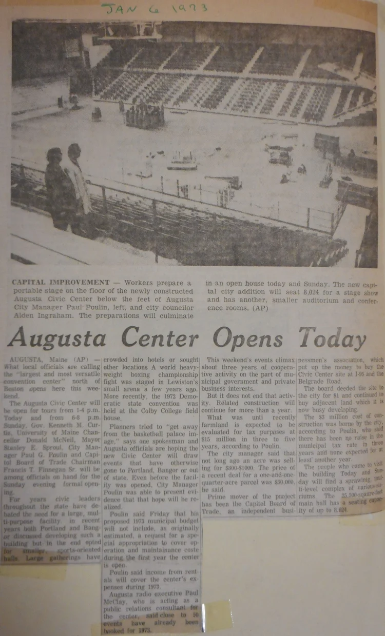 History — Augusta Civic Center