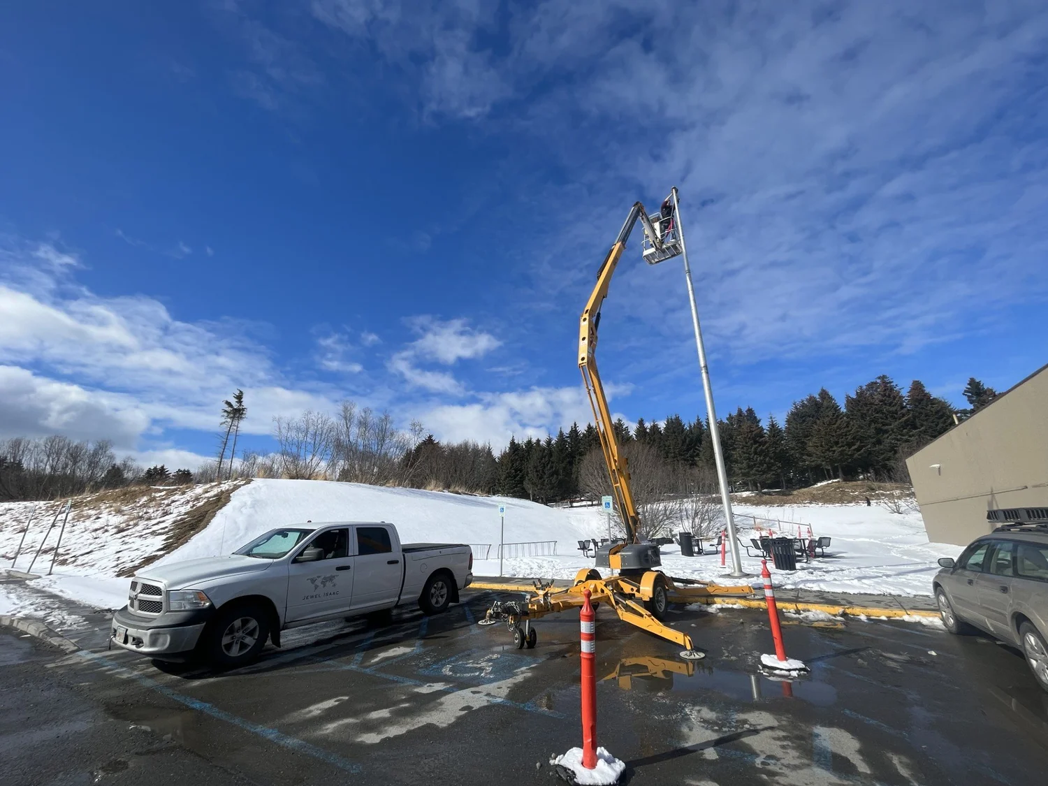 Homer Flag Pole Project — Jewel Isaac General Contractor
