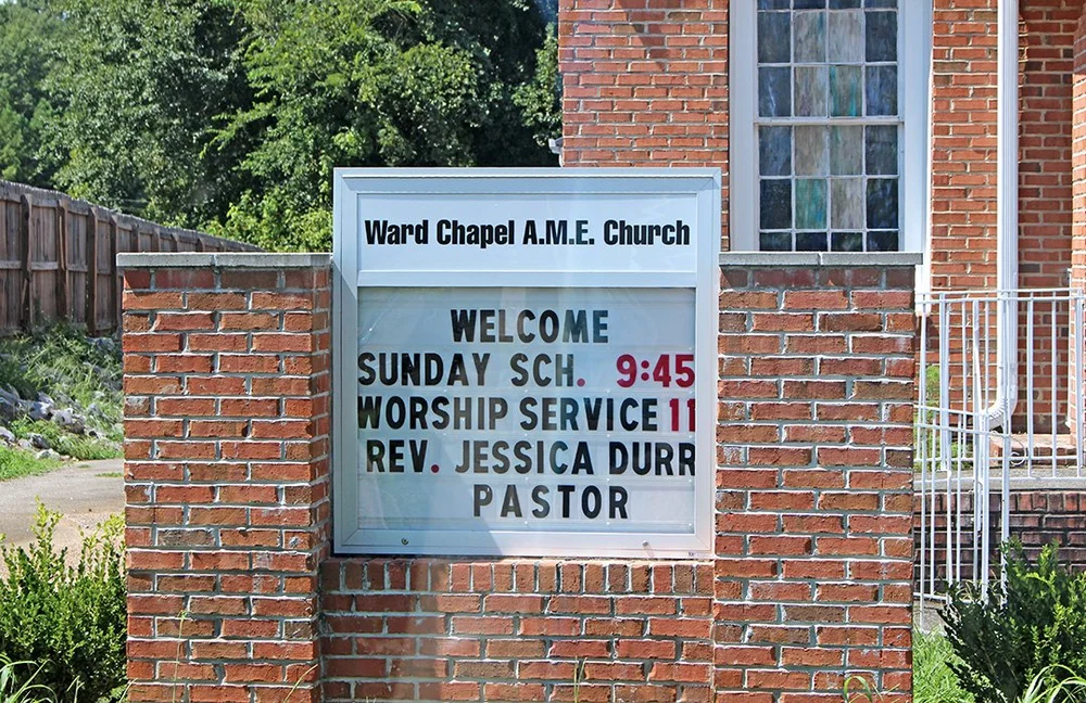 Historic Ward Chapel AME Church in Montevallo, Alabama — The Montevallo ...
