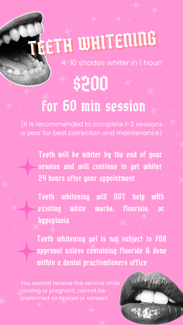 Teeth Whitening — Lacquer Gallery