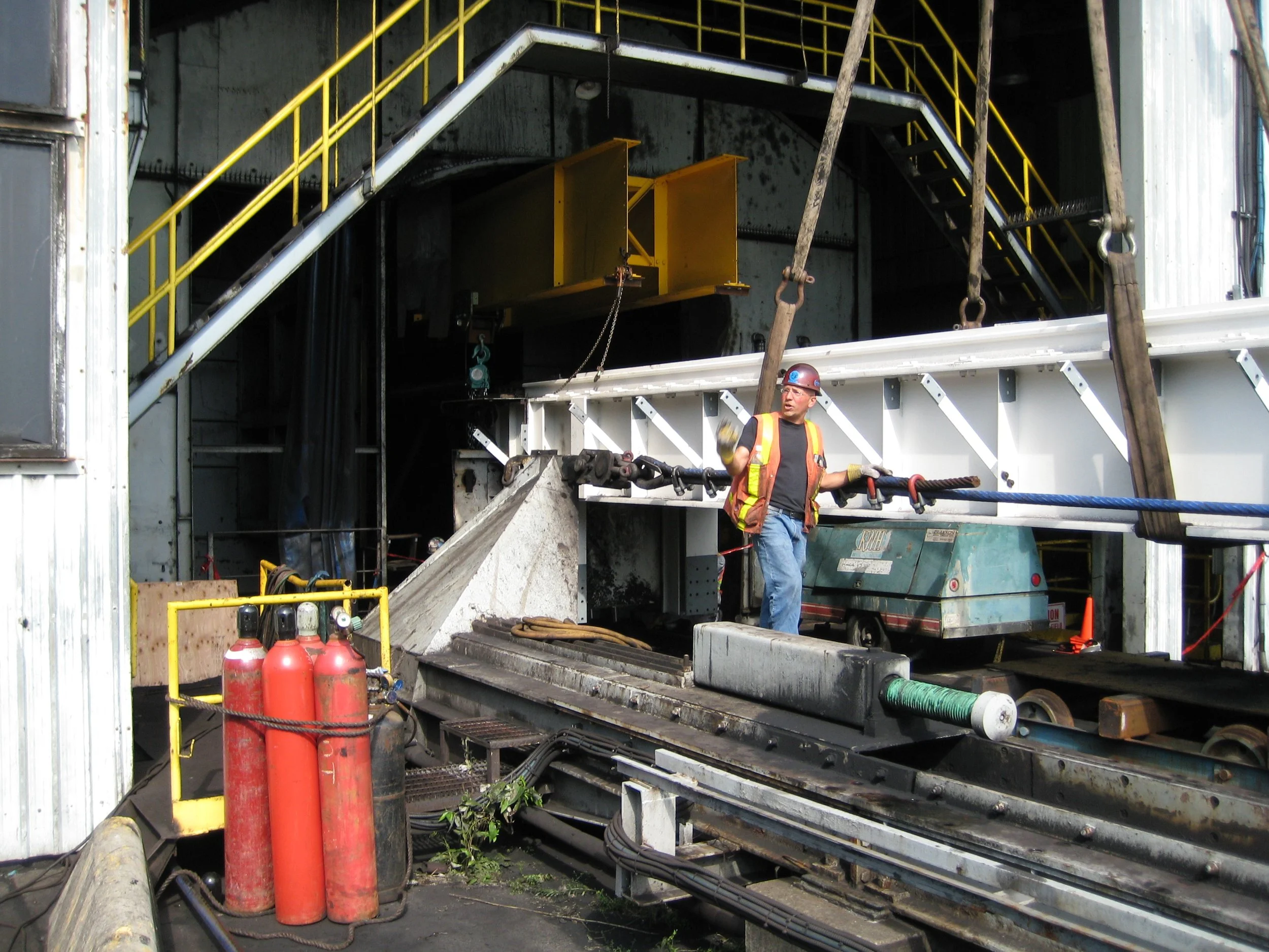 Car Dumper Plenum Beams — KWH Constructors