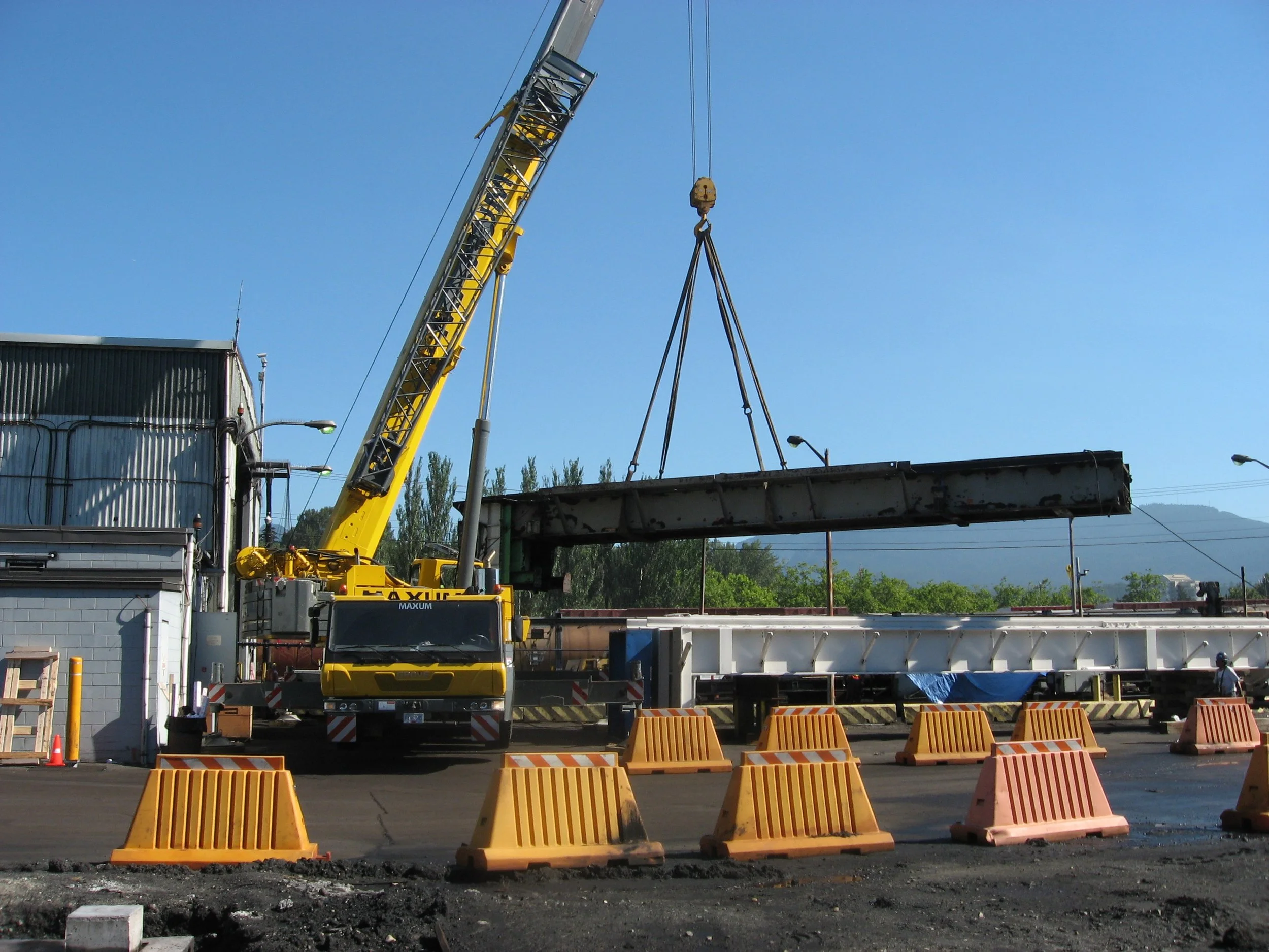 Car Dumper Plenum Beams — KWH Constructors