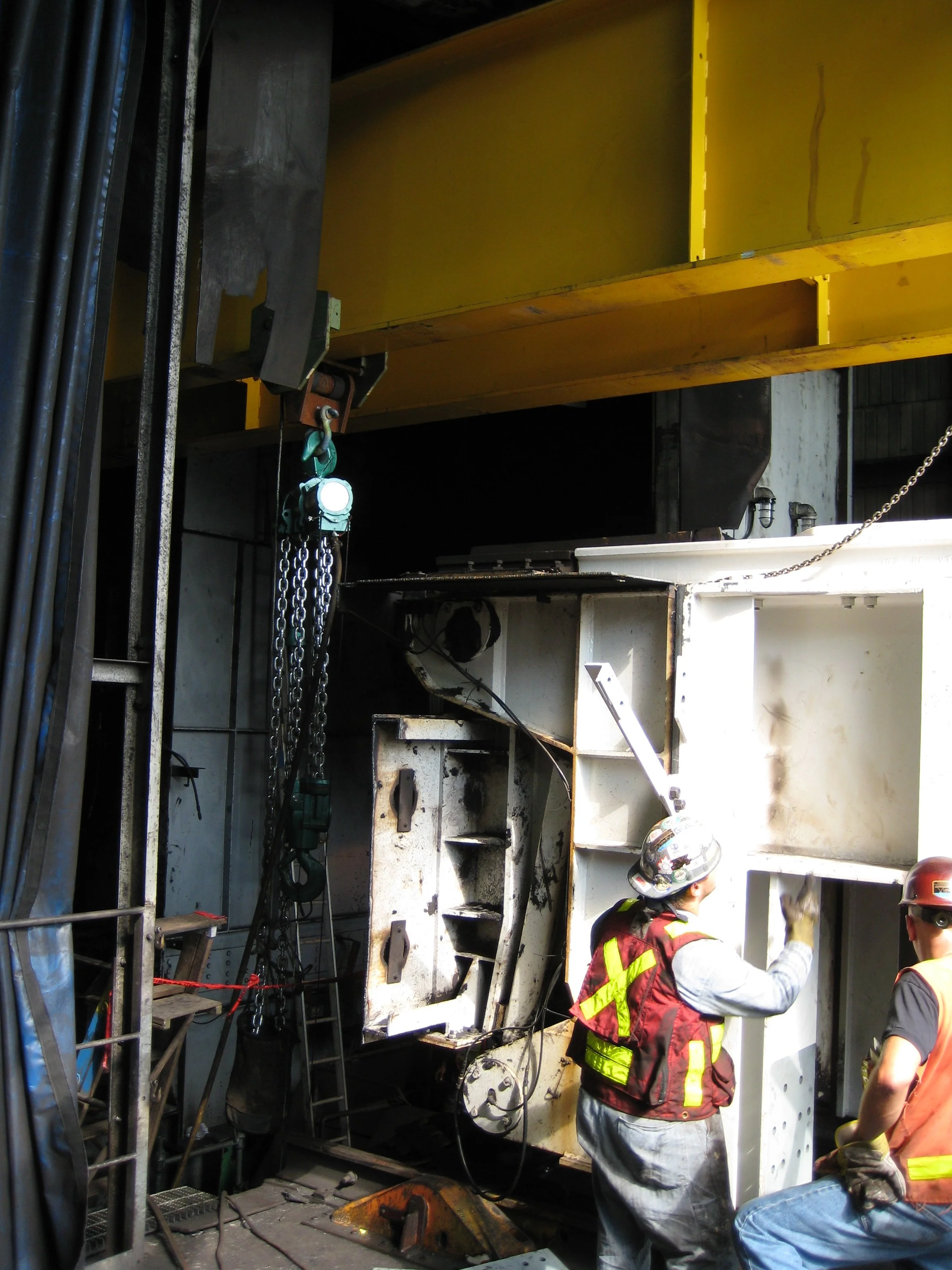 Car Dumper Plenum Beams — KWH Constructors