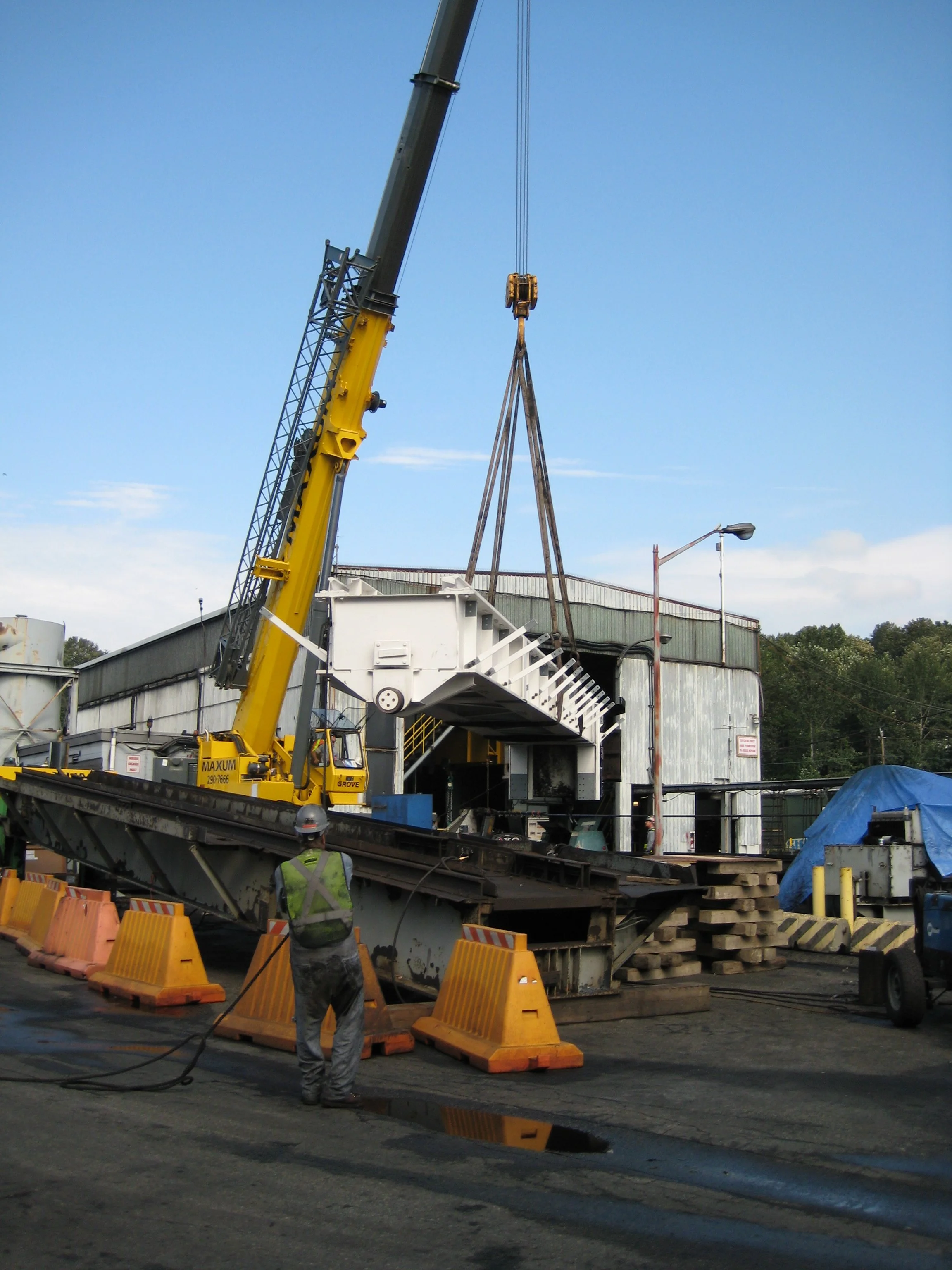 Car Dumper Plenum Beams — KWH Constructors