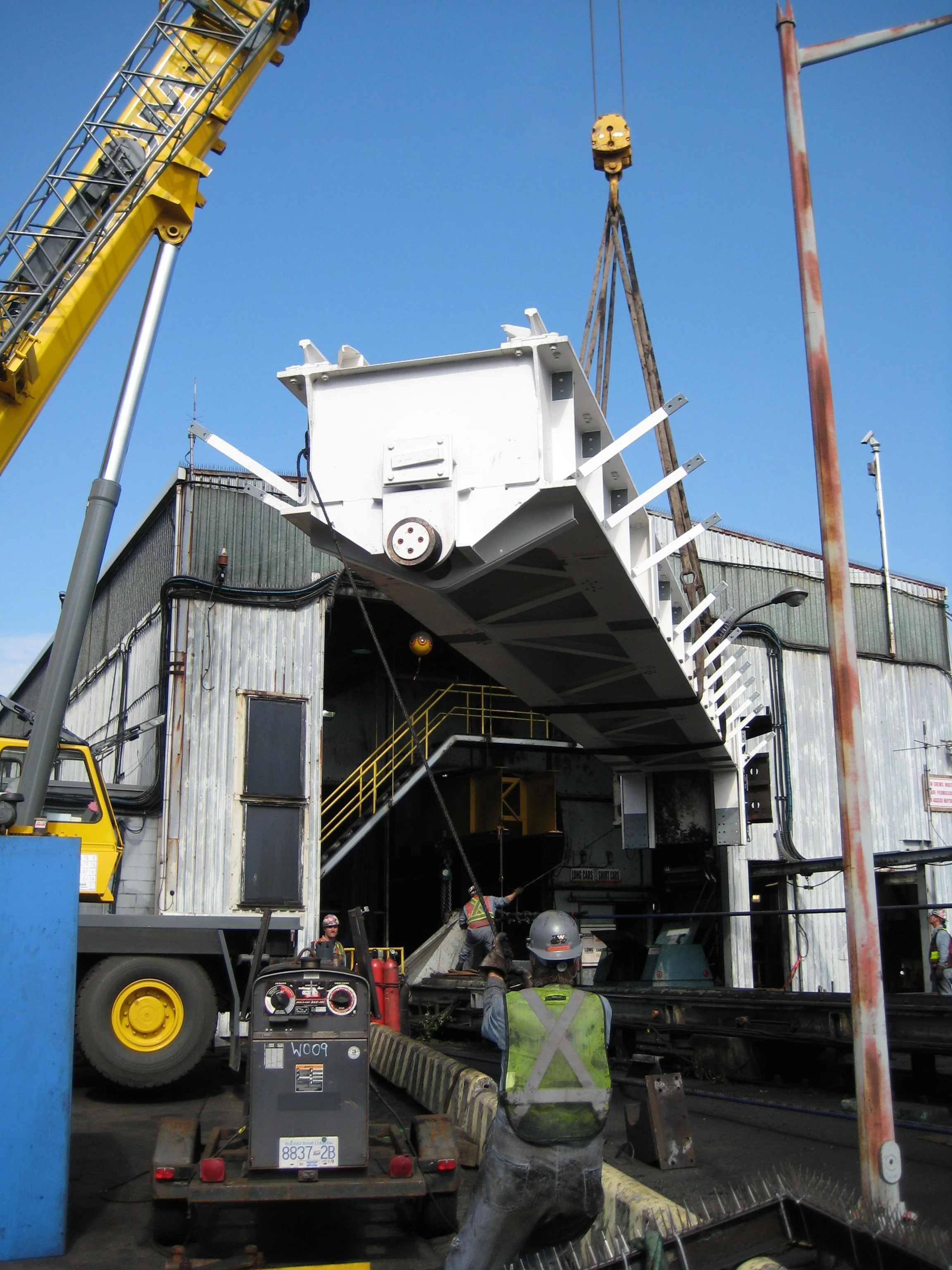 Car Dumper Plenum Beams — KWH Constructors