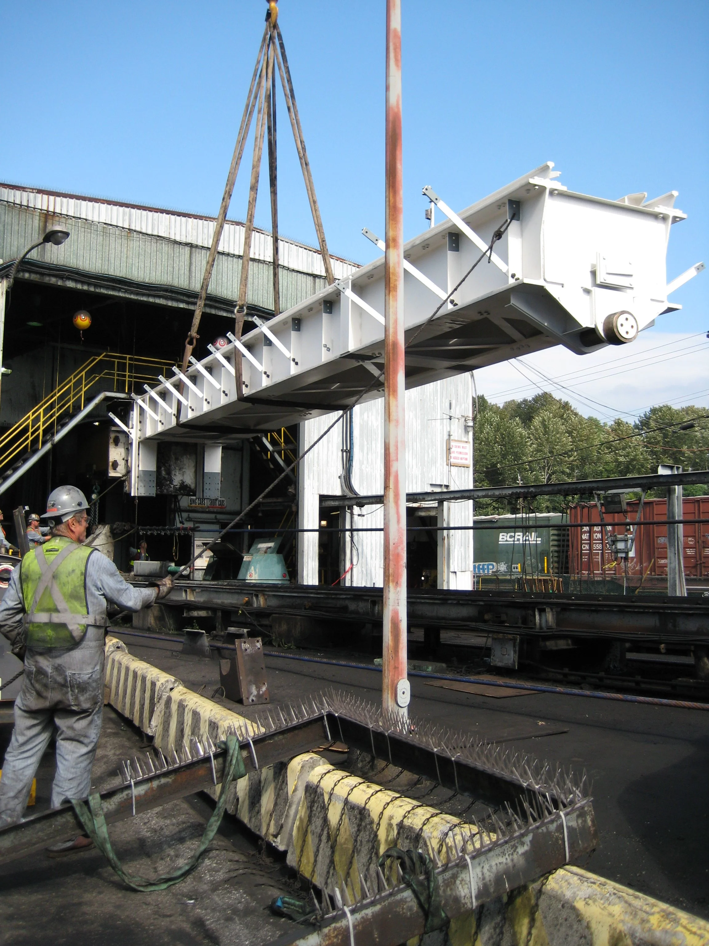 Car Dumper Plenum Beams — KWH Constructors